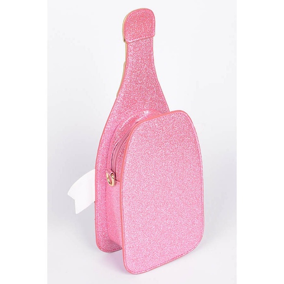 Voodoo Vixen | Bags | Pink Champagne Bottle Crossbody Purse Kawaii Bag ...